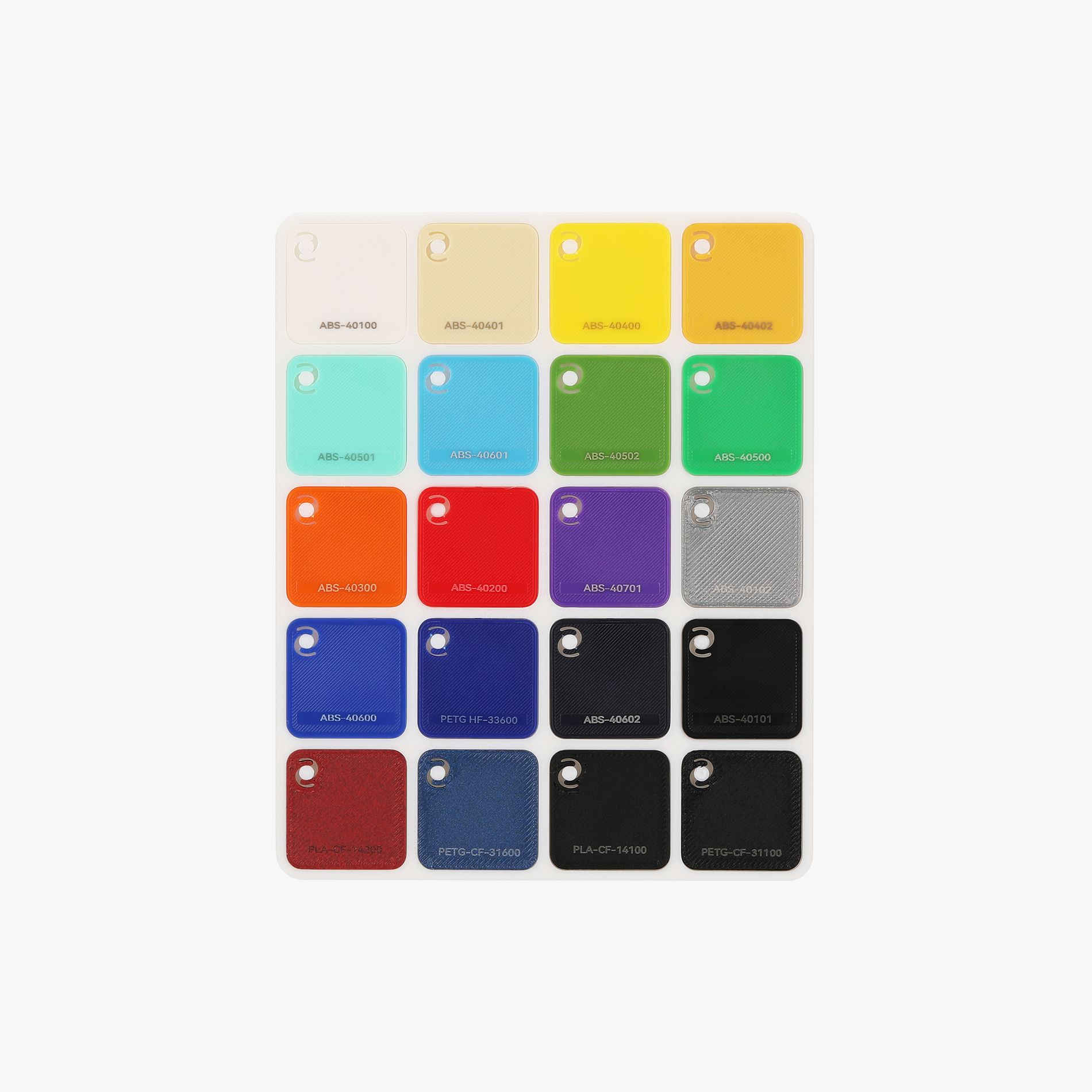 Bambu Filament Swatches - New - Global | Bambu Lab Global Store