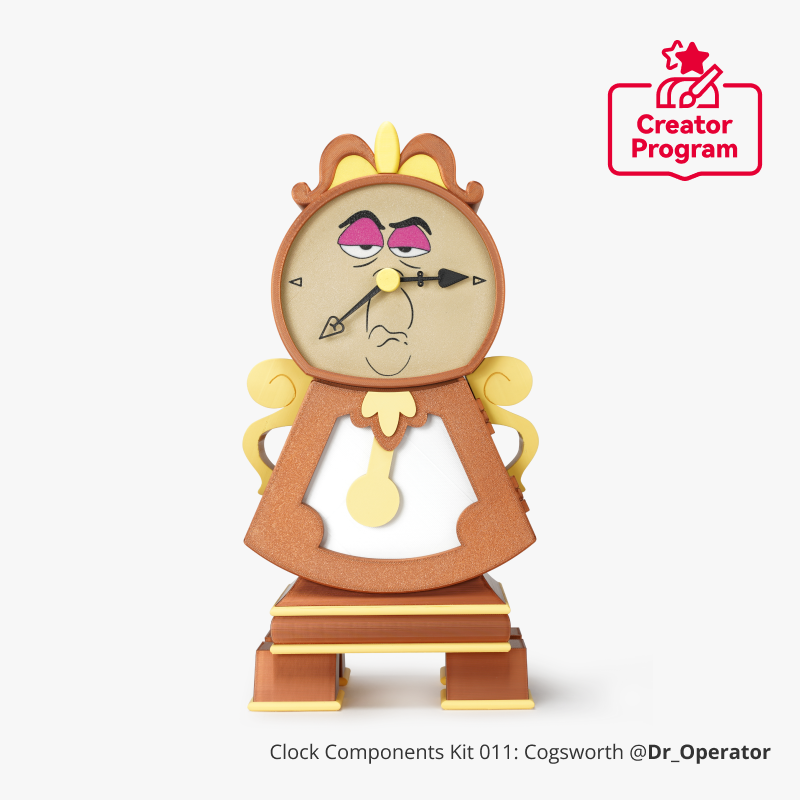Cogsworth Clock | Bambu Lab AU Store