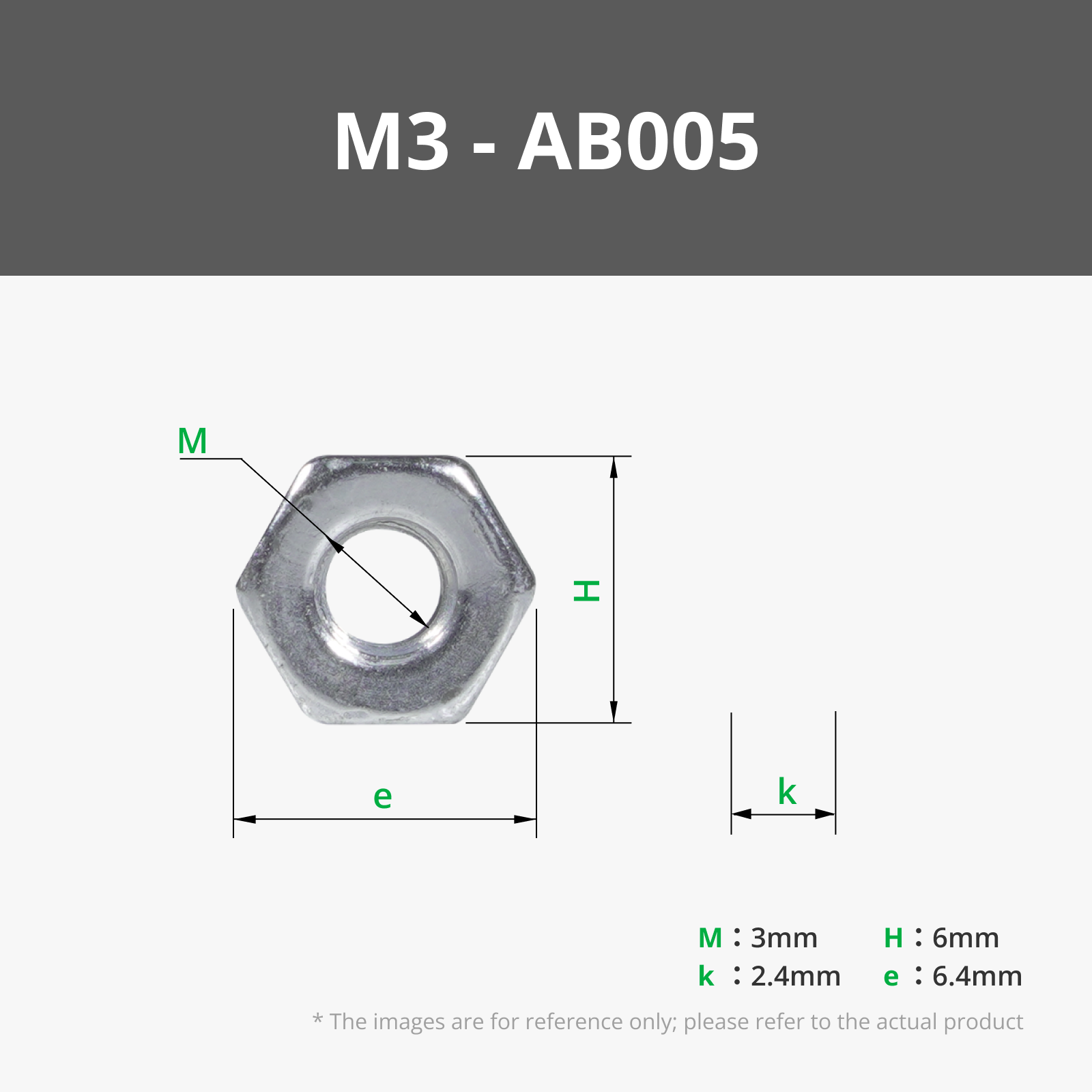 Hex Nut | Bambu Lab Global Store