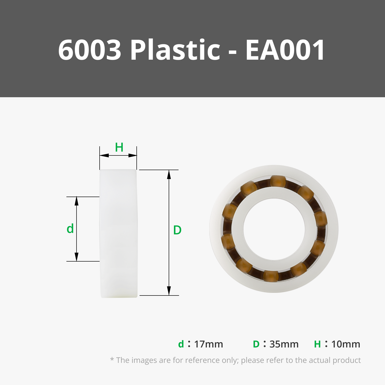 Plastic Deep Groove Ball Bearings | Bambu Lab Global Store