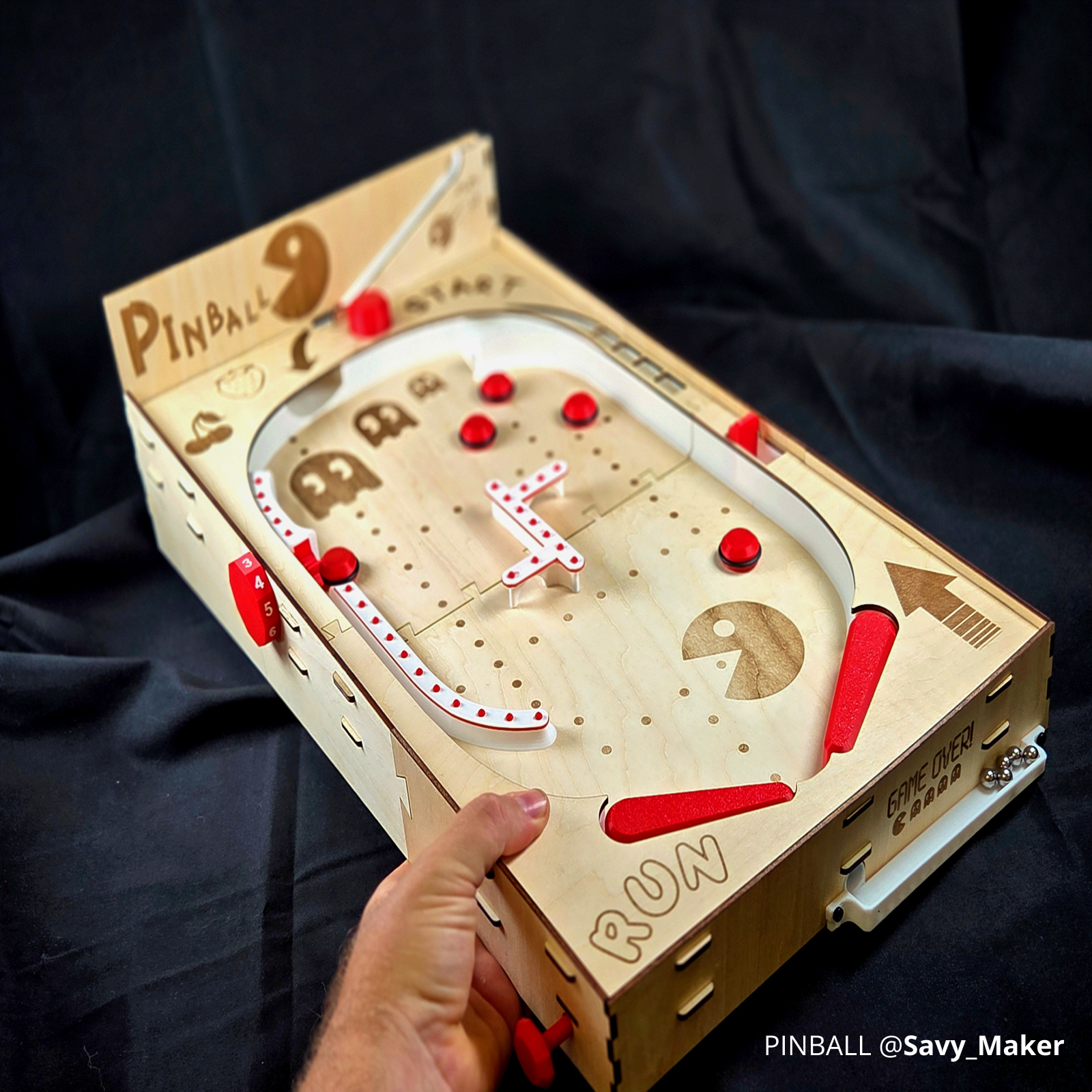 Wooden Desktop Pinball | Bambu Lab AU Store