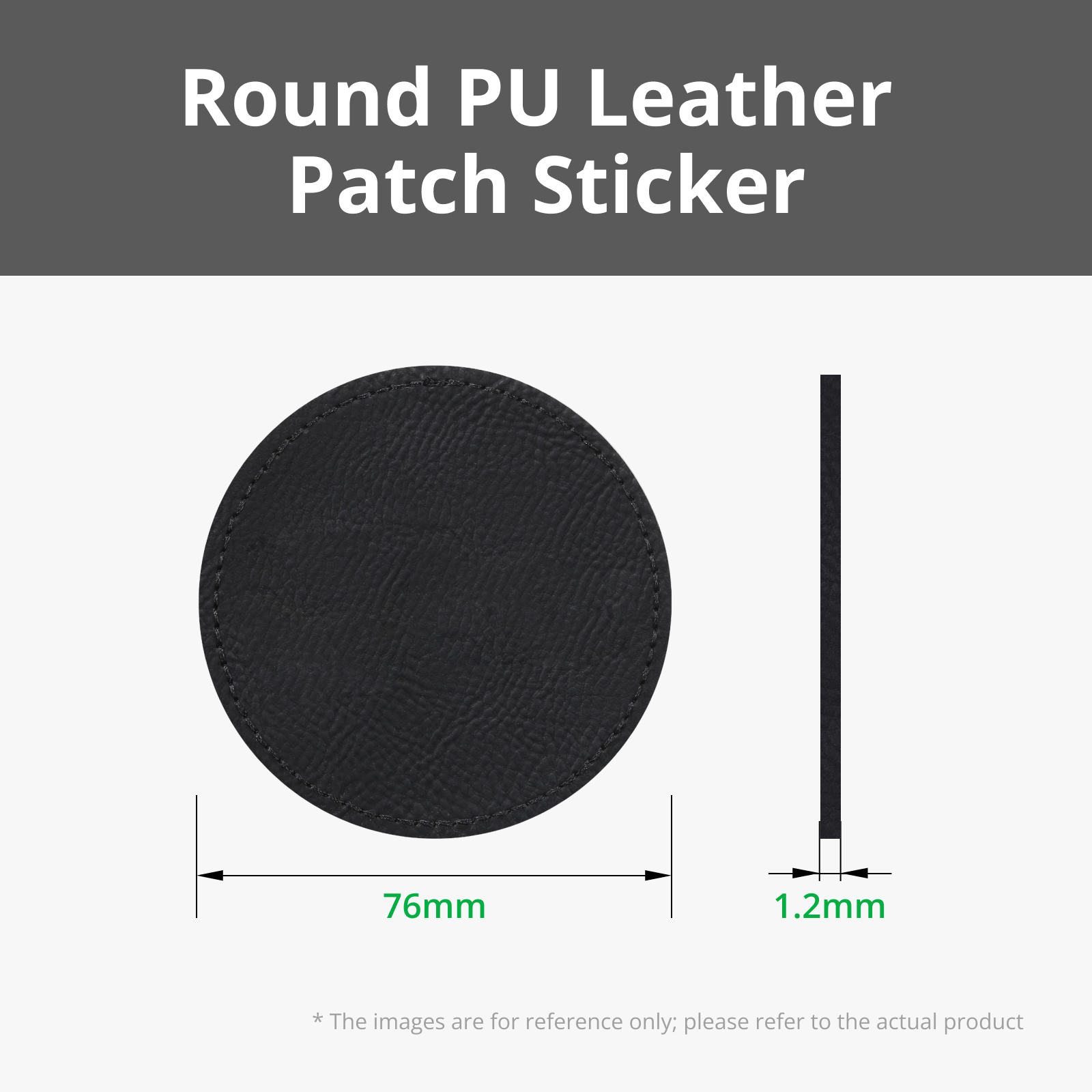 Round PU Leather Patch Sticker | Bambu Lab AU Store