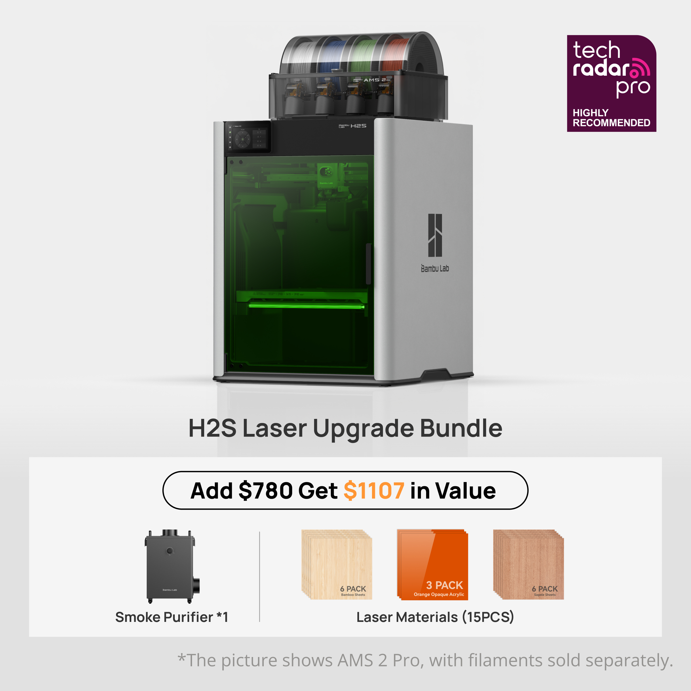 Bambu Lab H2S | Large Format 3D Printer | Bambu Lab AU Store