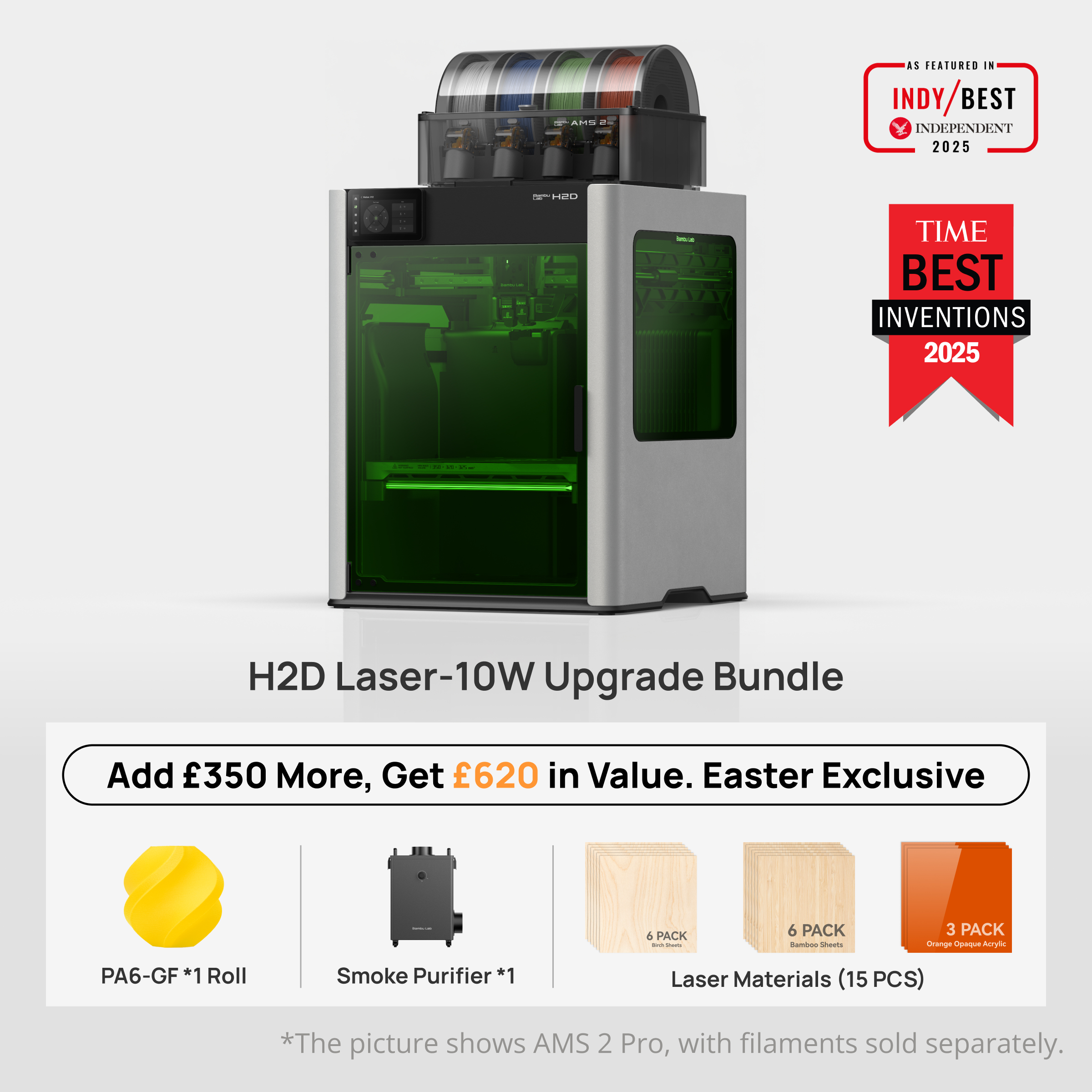 Bambu Lab H2D | Dual Extruder 3D Printer | Bambu Lab UK Store