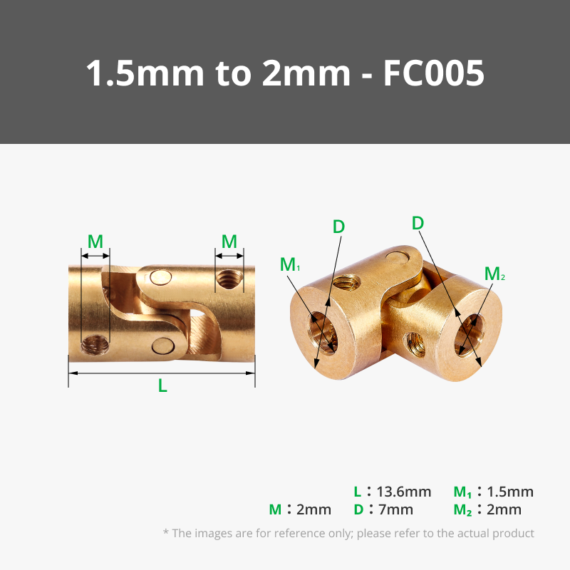 Universal Joint Shaft Coupling with Screws | Bambu Lab CA Store