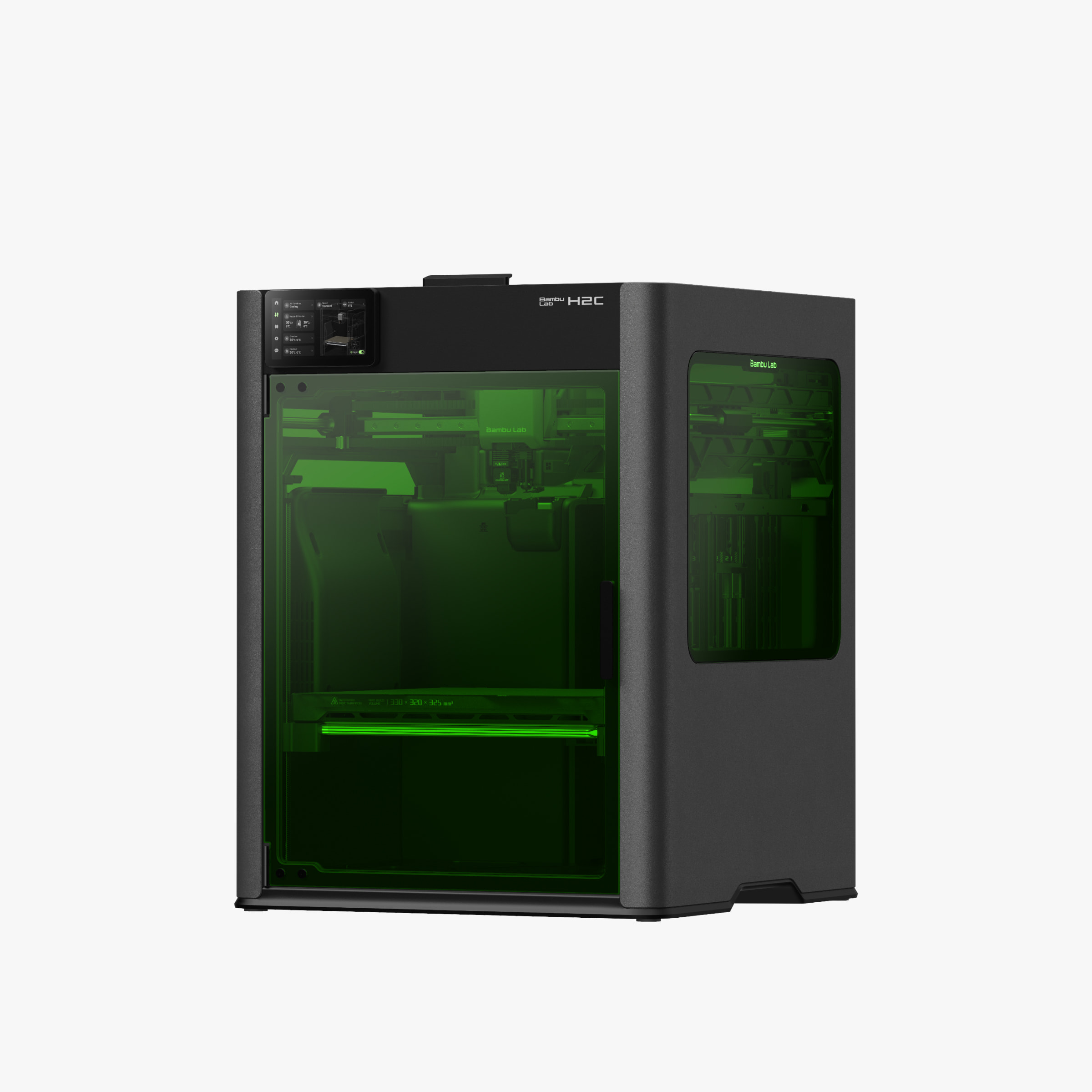 Buy Bambu Lab H2C: Purge-Saving Multi-Material, Multi-Color 3D Printer ...