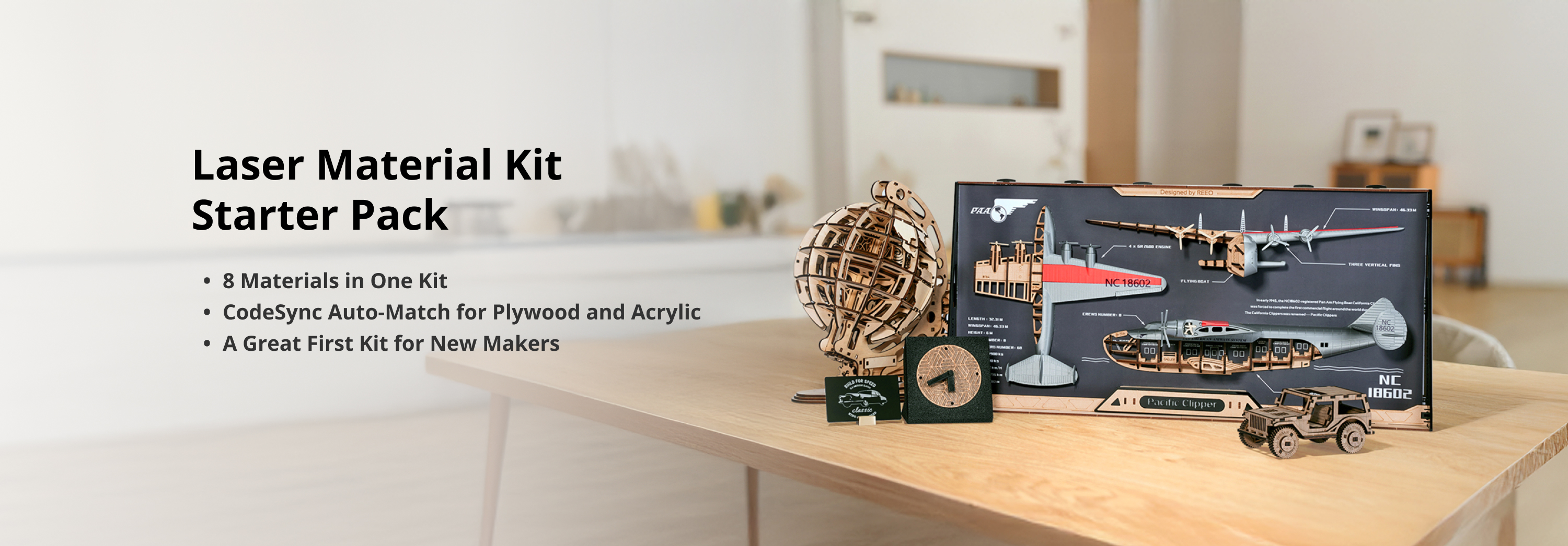 Laser Material Kit – Starter Pack（49 pcs） | Bambu Lab AU Store