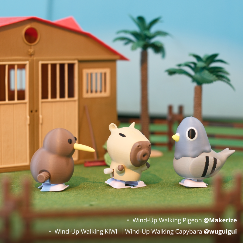 Wind-Up Walking Mechanisms (8PCS) | Bambu Lab US Store