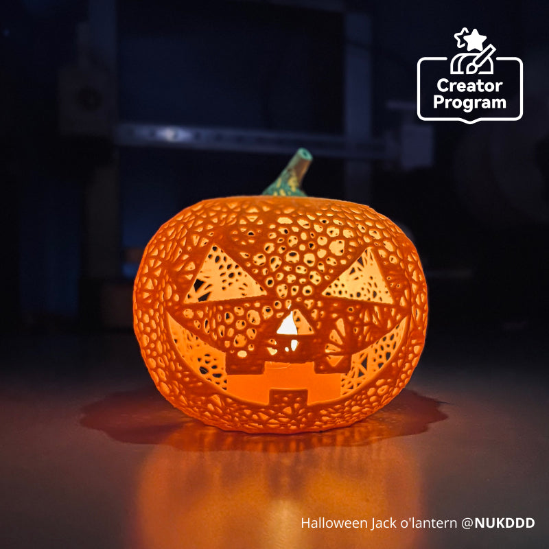 Halloween Classic Carved Pumpkin Lantern | Bambu Lab US Store