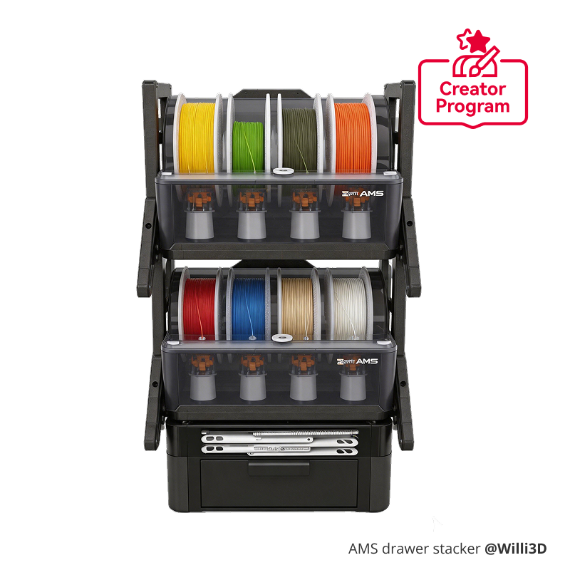 [BaBo duo] AMS HT drawer stacker - Free 3D Print Model - MakerWorld