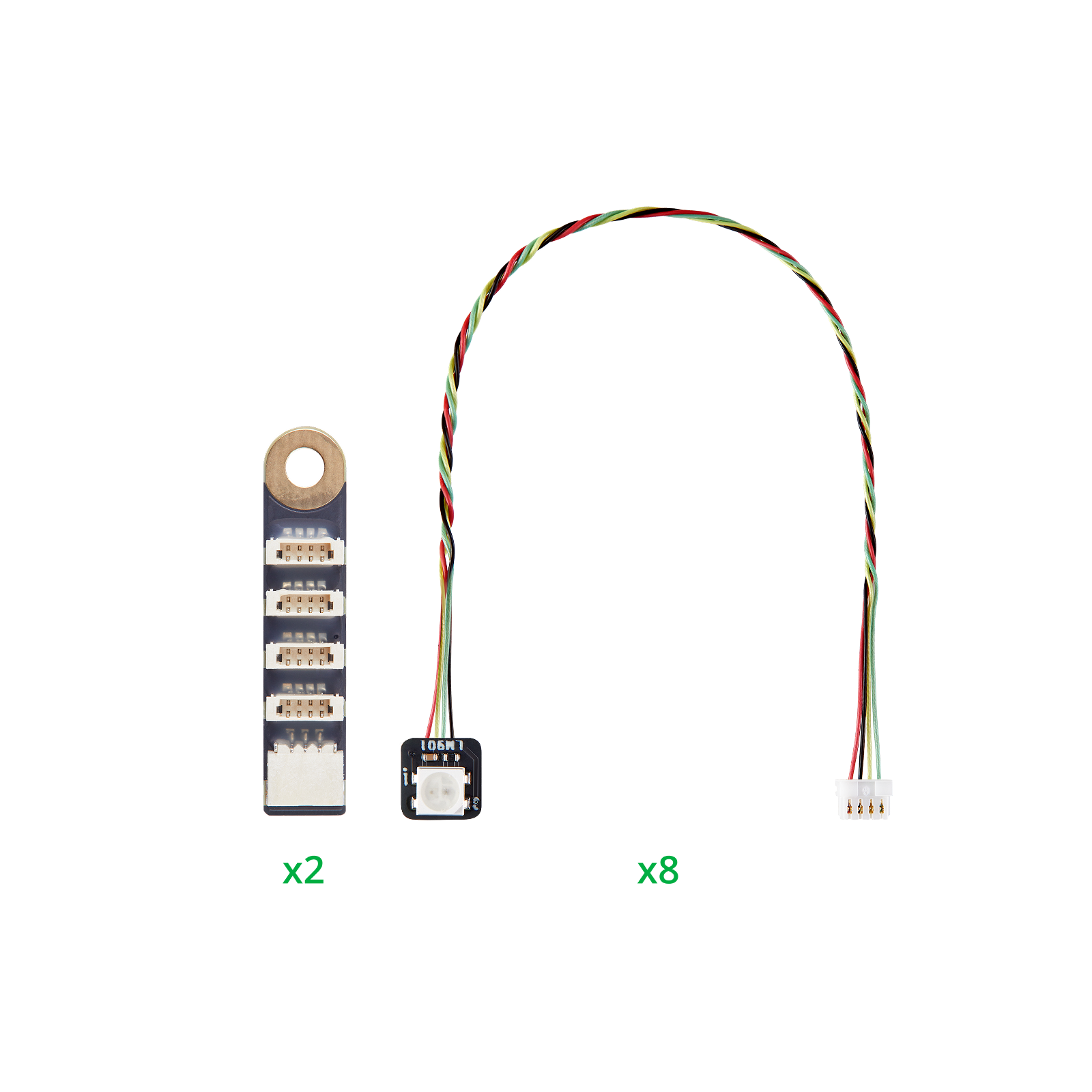 WS2812 RGB LED with IDC0.8 4PIN (2PCS) | Bambu Lab US Store