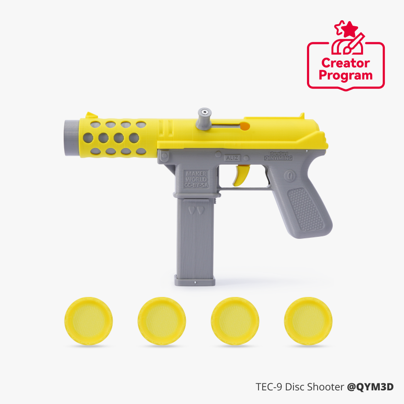 TEC-9 Disc Shooter | Bambu Lab USA Store